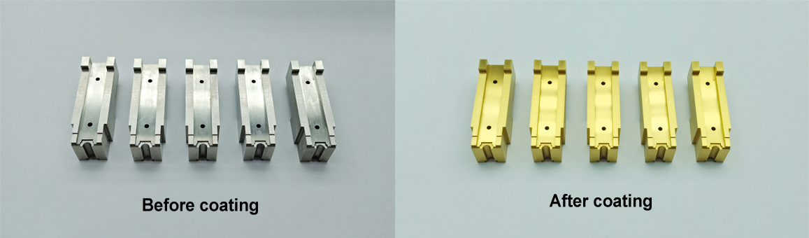 Titanium Nitride (TiN) coated on custom tools - PVD Hard Coating - PVD ...