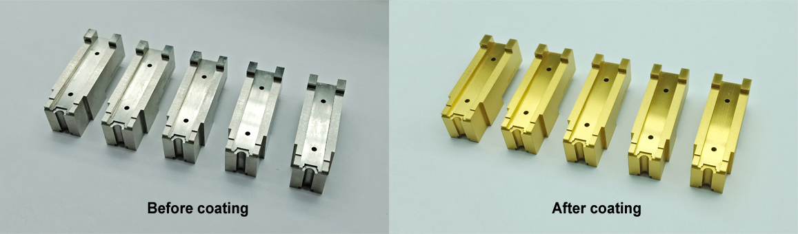 Titanium Nitride (TiN) coated on custom tools - PVD Hard Coating - PVD ...