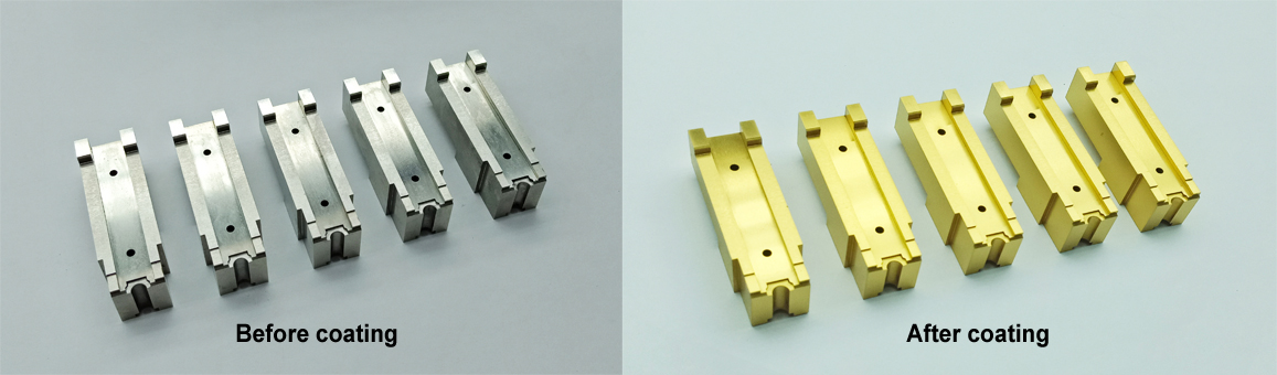 Titanium Nitride (TiN) coated on custom tools - PVD Hard Coating - PVD ...