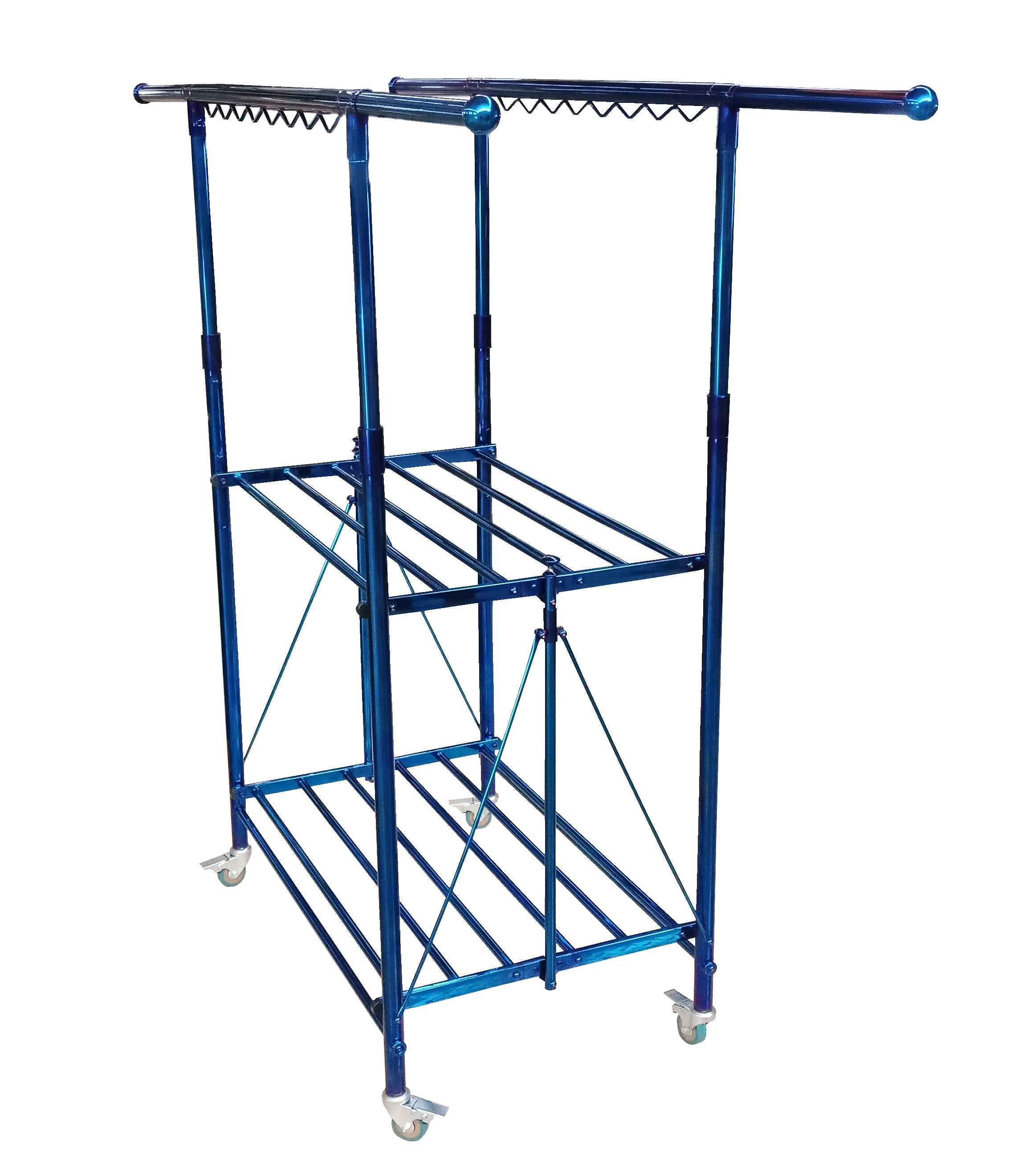 PVD Blue coating for drying rack - PVD Coating Malaysia