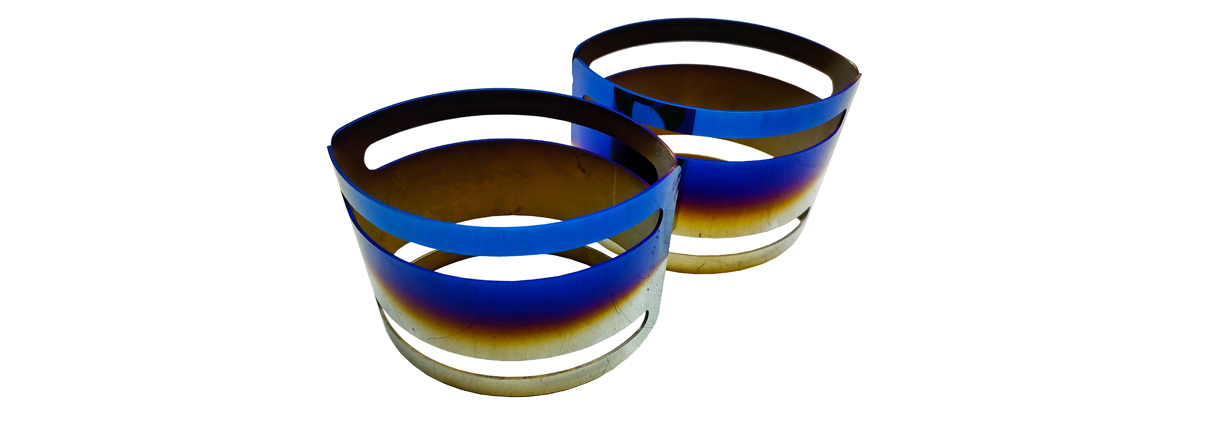 PVD Blue Coating for motor accessories. - PVD Coating Malaysia