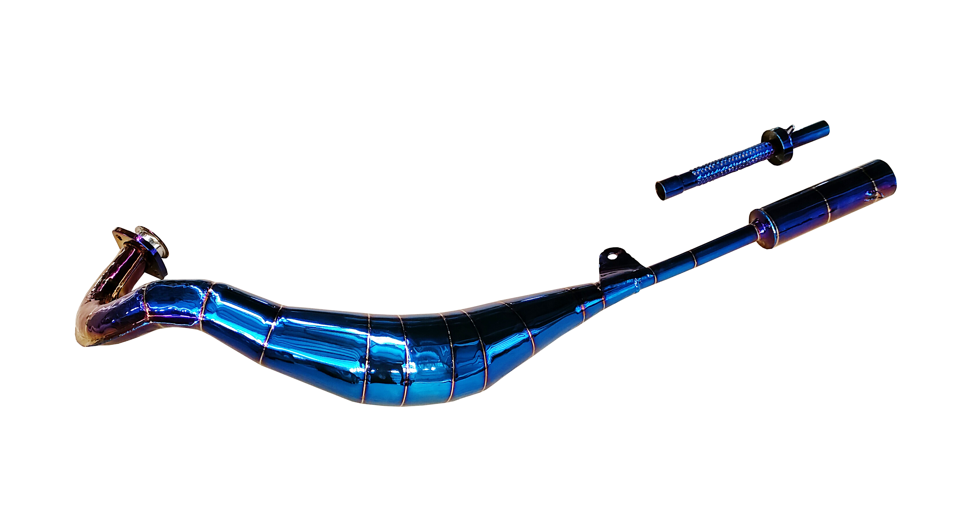PVD Titanium Blue Coating (Exhaust) - PVD Coating