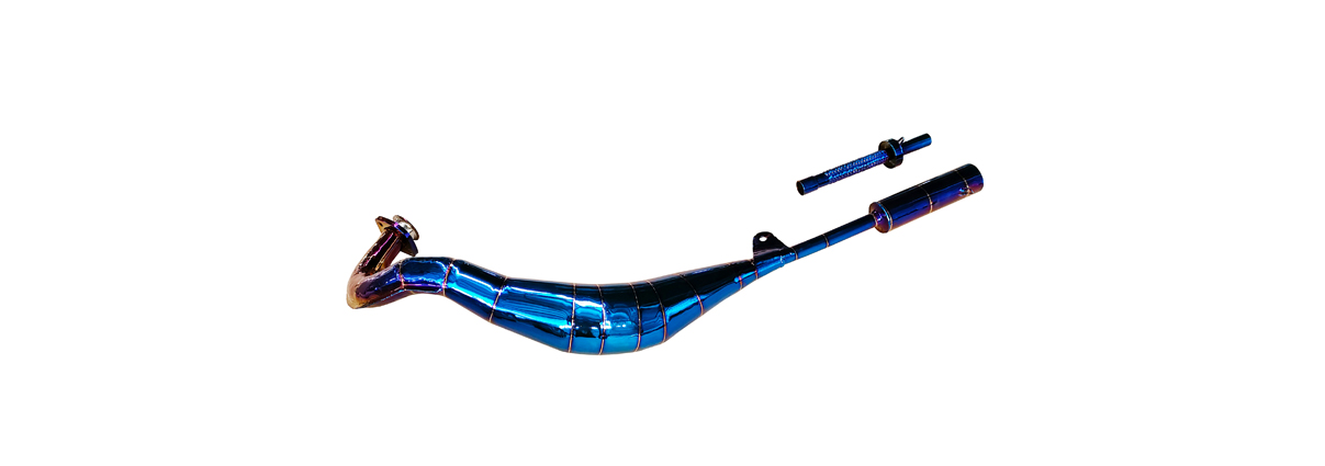 PVD Titanium Blue Coating (Exhaust) - PVD Coating
